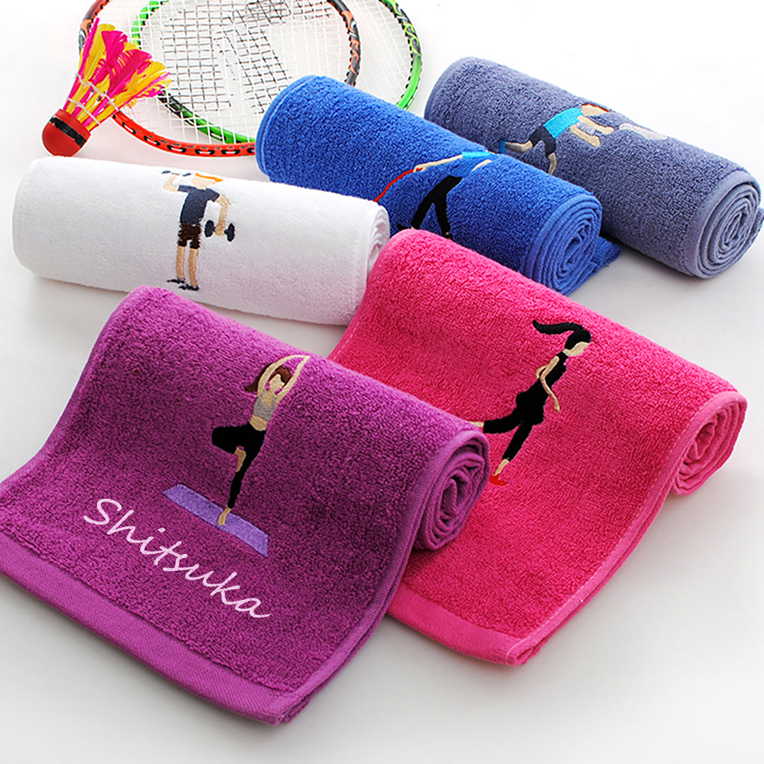 【オーダーメイド】名入れスポーツタオル 刺繍入り 名前入り｜全12色 プレゼント｜Unimstar – UnimStar